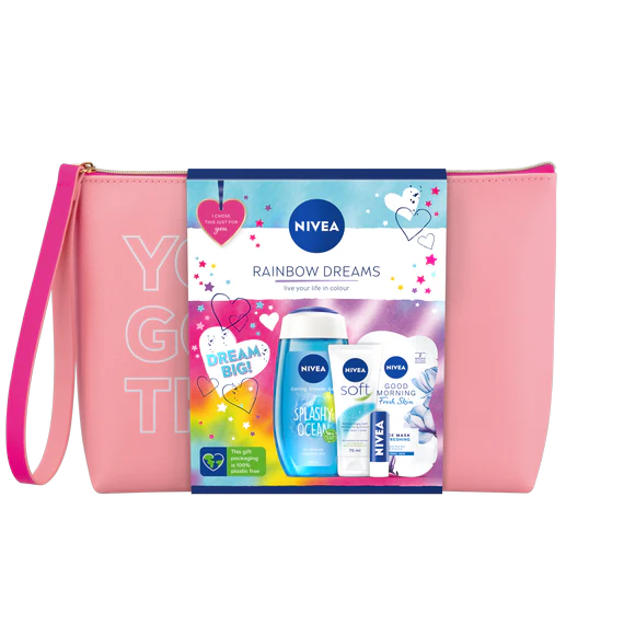 Nivea Rainbow Dreams 5 Piece Bag Set