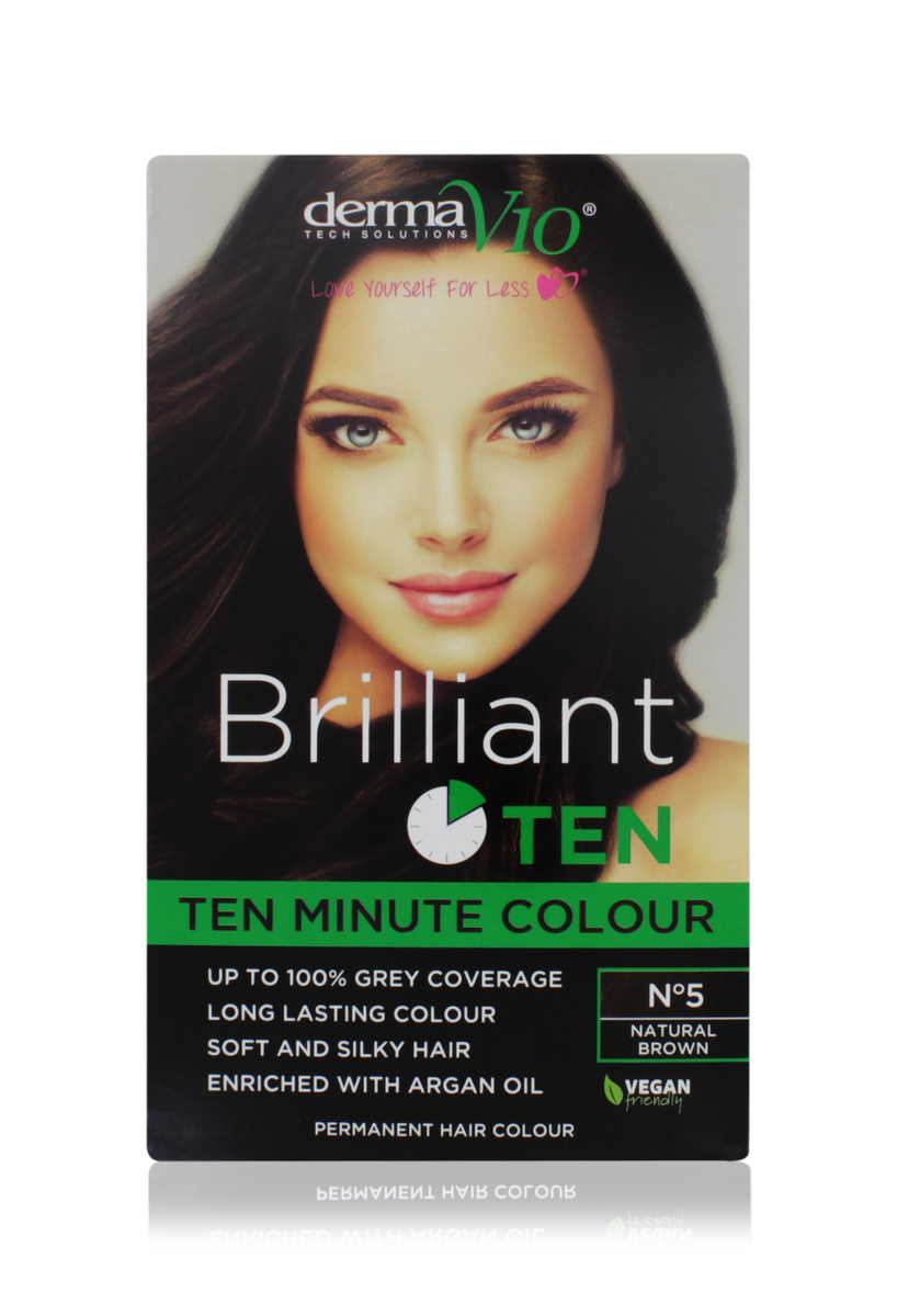 Derma V10 Brilliant Ten Colour No. 5 Natural Brown